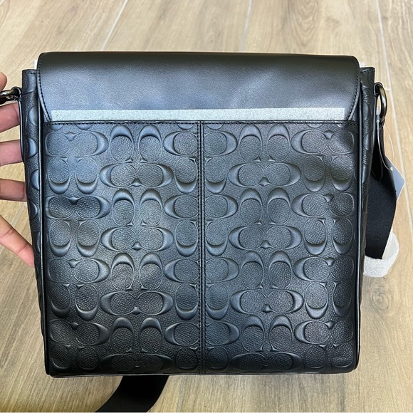 Coach | Bags | Coach Houston Map Bag In Signature Leather | Poshmark